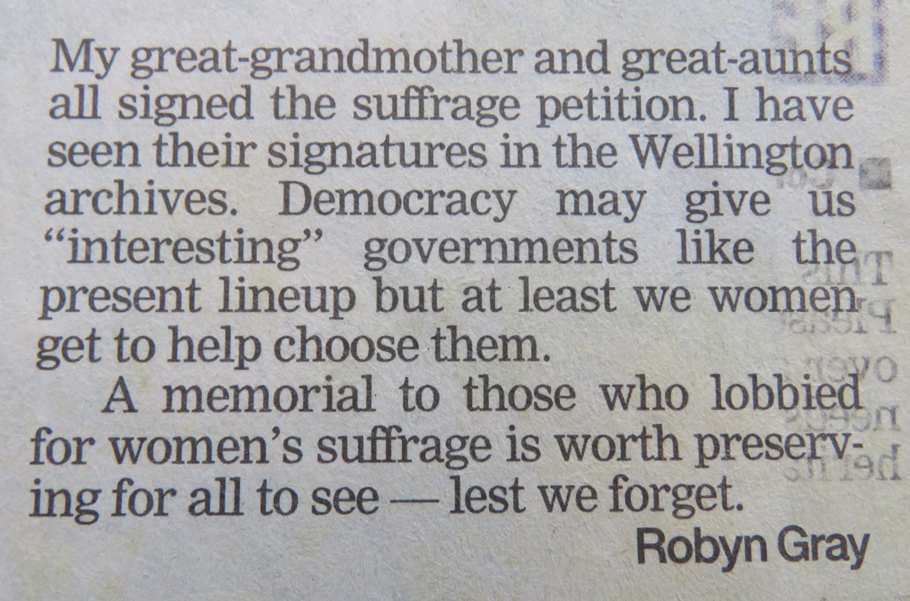 International Women’s Day: A Visit to the Auckland Suffrage Memorial ...