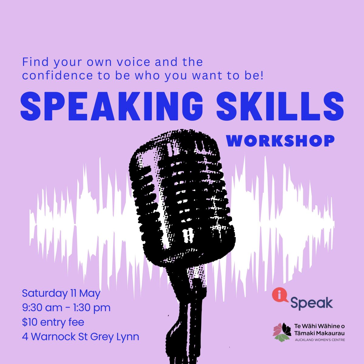 Speaking Skills Workshop - Auckland Women's Centre