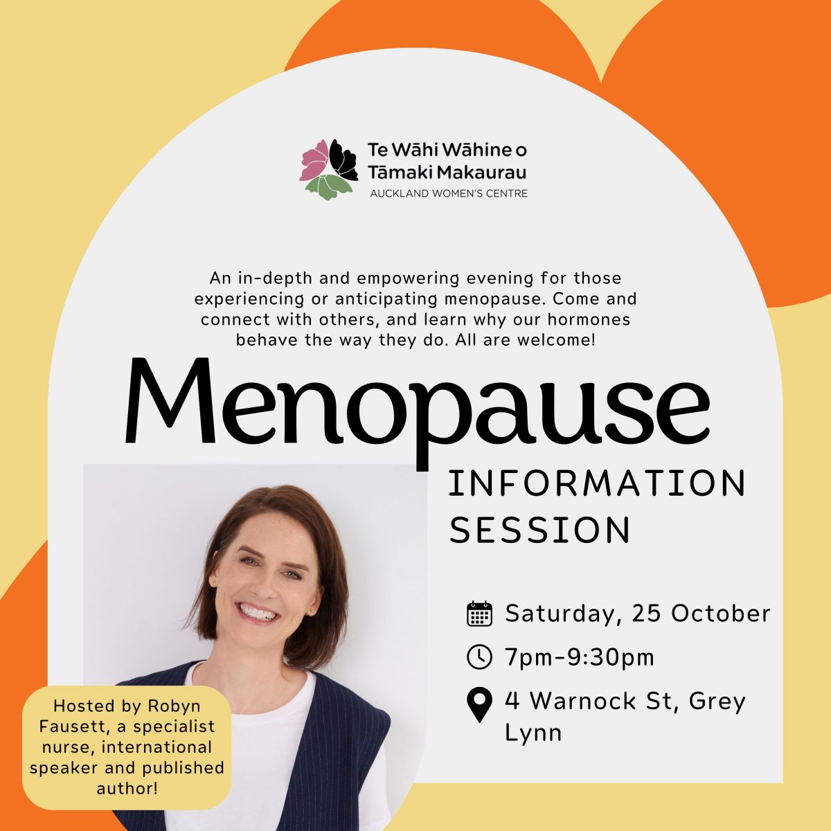 Menopause Information Session - Auckland Women's Centre